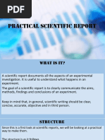 Science Report Structure Guide | PDF | Experiment | Water
