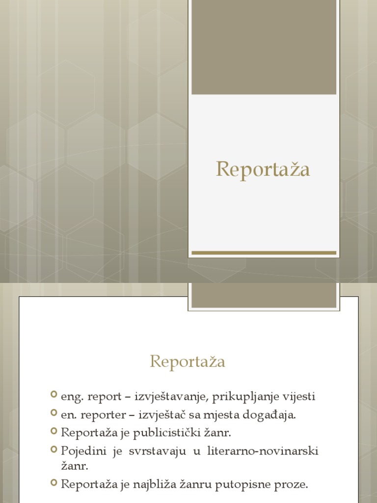 Reportaža | PDF