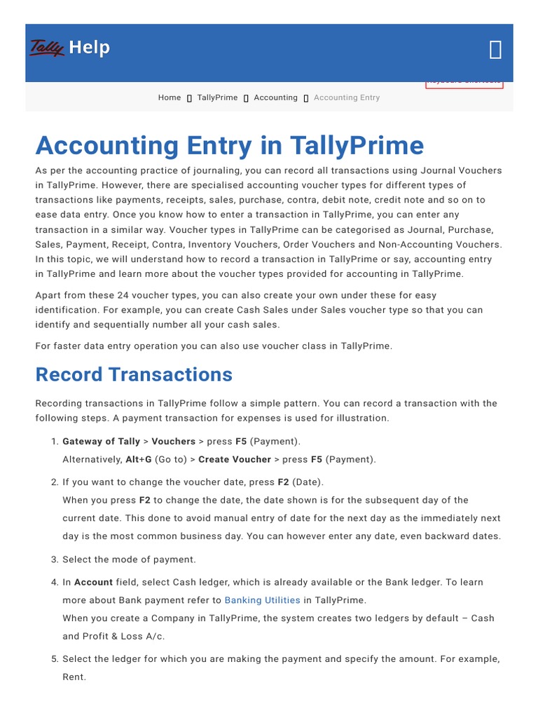 Accounting Entry Tally | PDF | Debits And Credits | Financial Transaction