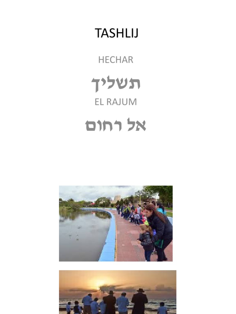 Significado y práctica del Tashlij | PDF | Creencia religiosa y doctrina