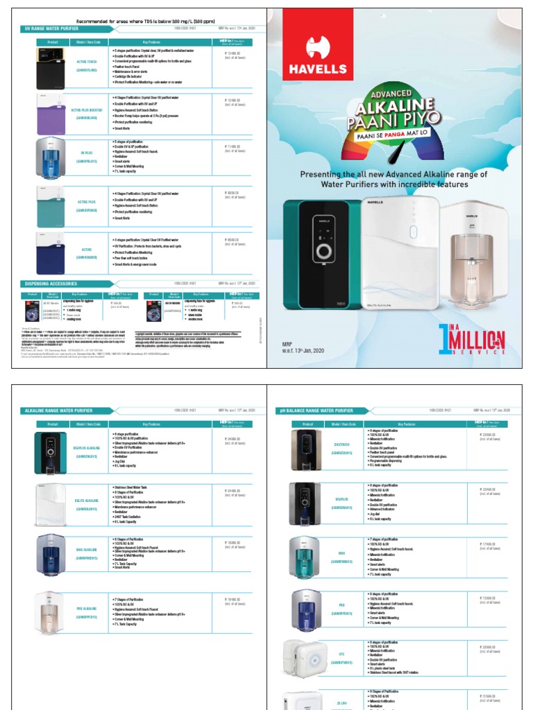 Recommended For Areas Where TDS Is Below 300 MG/L (300 PPM) : Uv Range ...