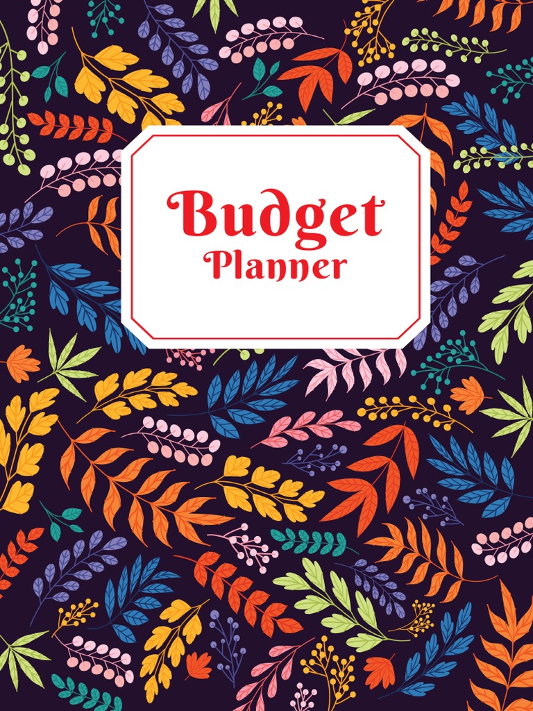 Budget Planner Floral Style | PDF Budget Planner Floral Style | PDF