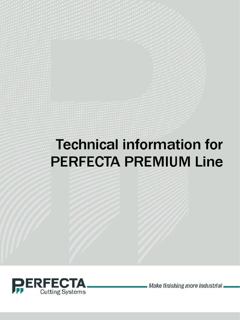 Perfecta Premium Line Technical Update | PDF | Switch | Valve