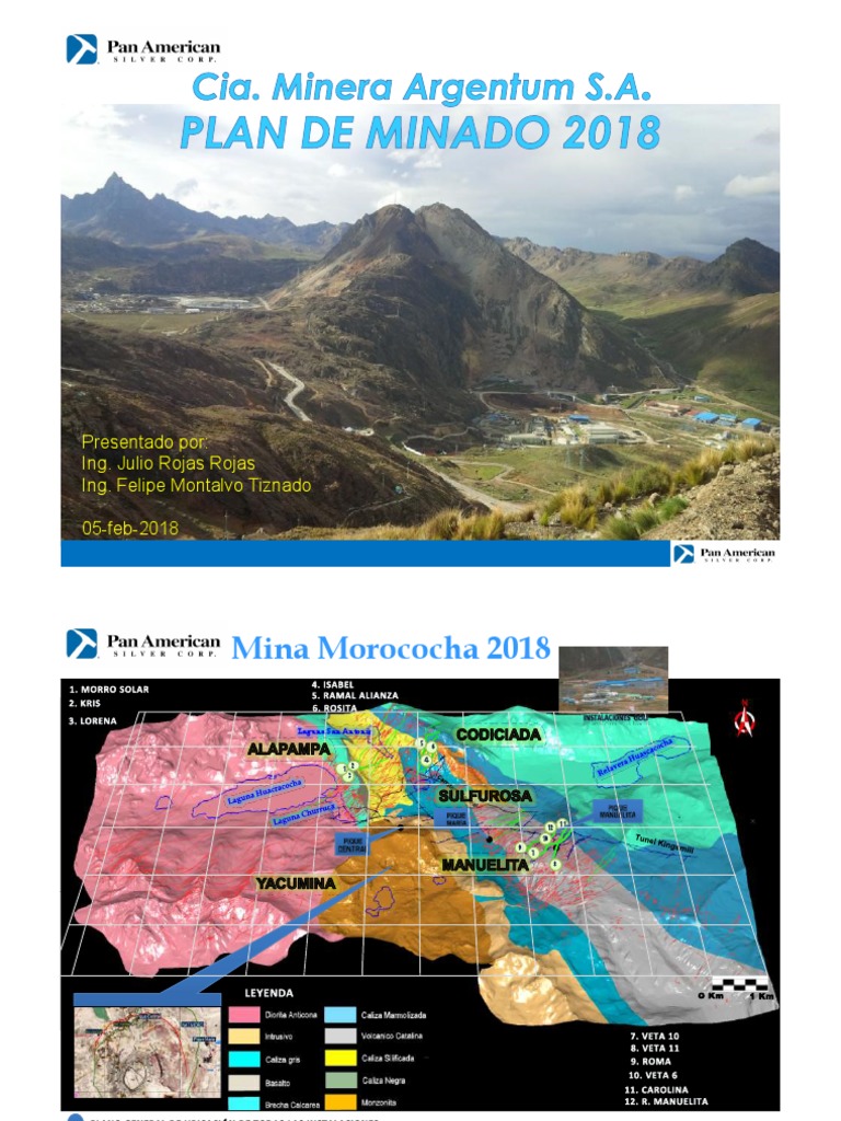 Plan de Minado 2018 Pan American Silver | PDF
