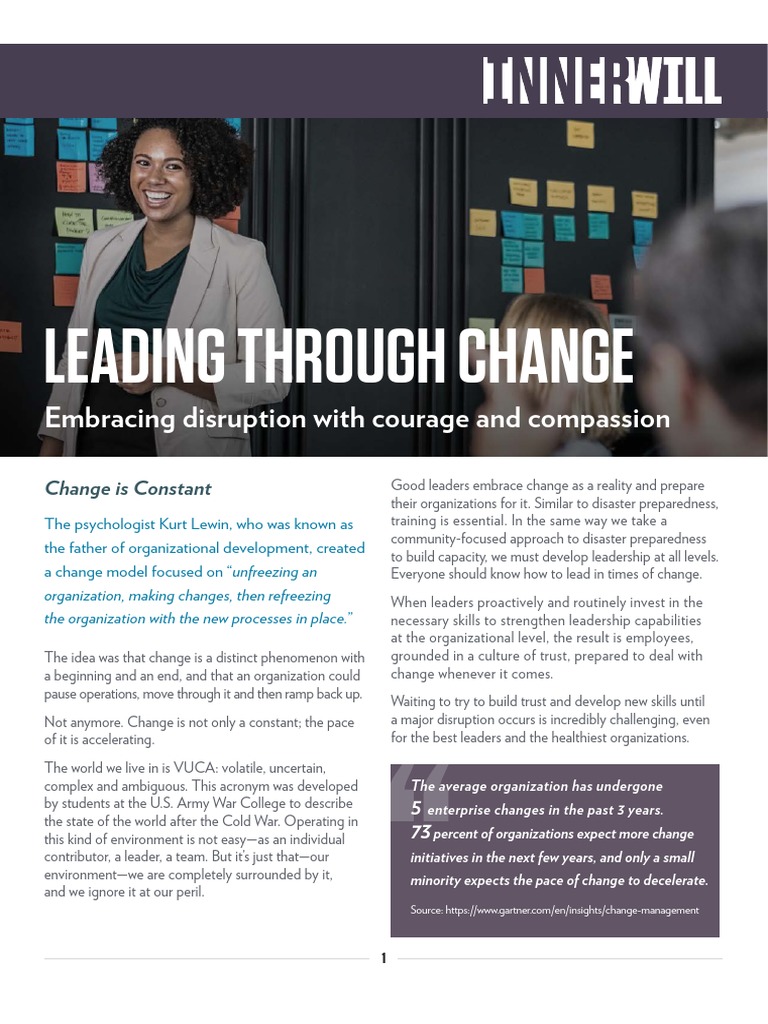 Leading Through Change | Download Free PDF | Leadership | Empathy