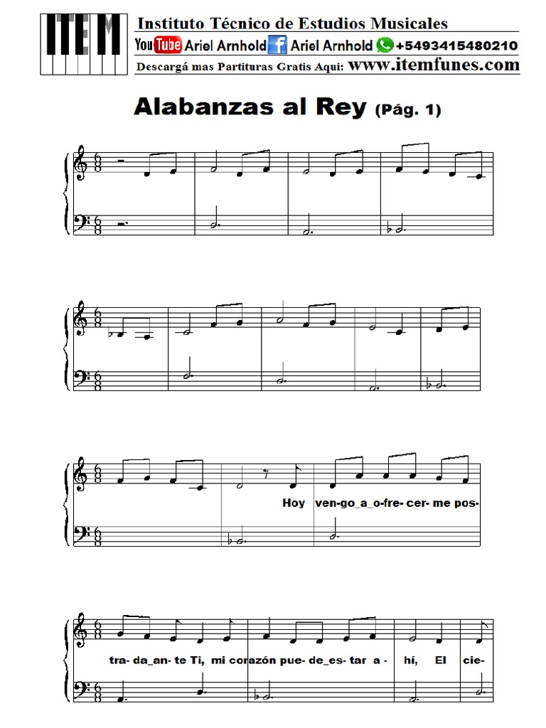 Alabanzas Al Rey | PDF