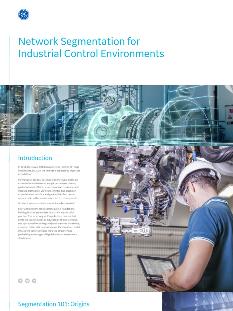 Network Segmentation For Industrial Control Environments | PDF ...