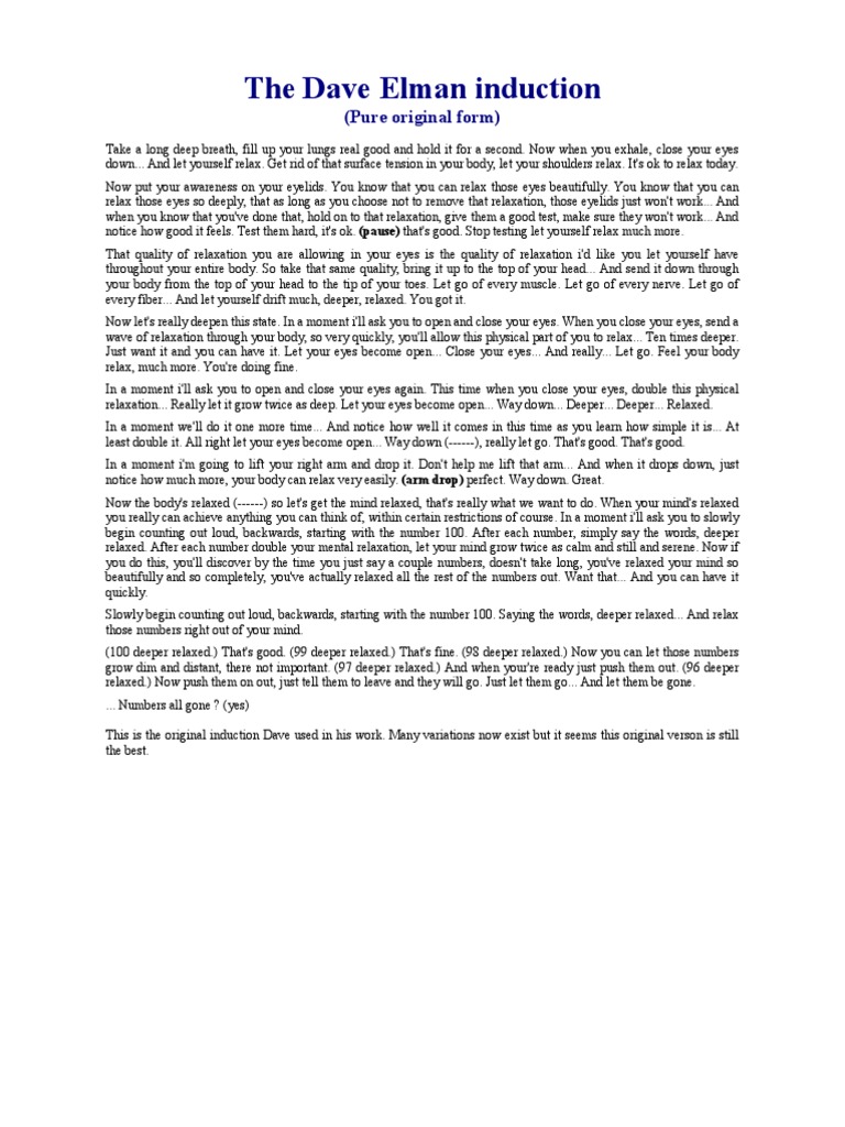 Gerald Kein - 7 Writings | PDF | Hypnosis | Relaxation (Psychology)