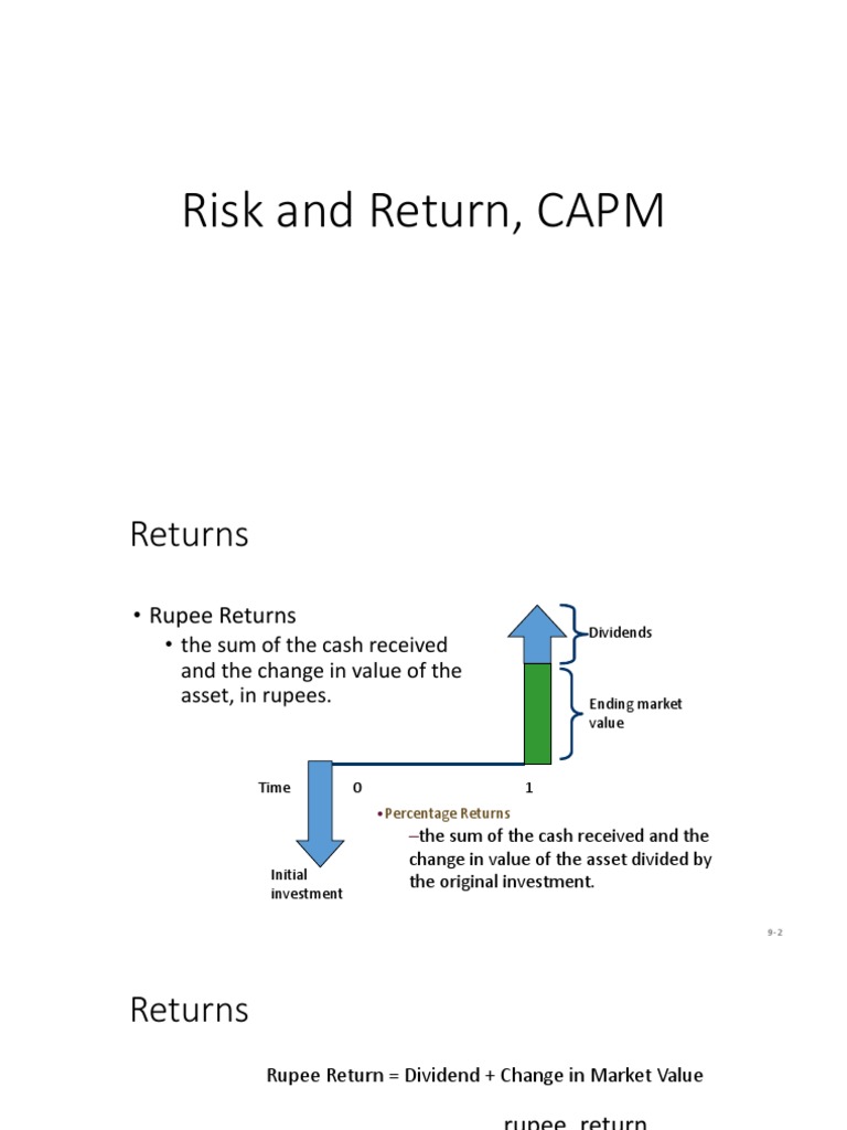 Risk and Return CAPM | PDF | Modern Portfolio Theory | Capital Asset ...