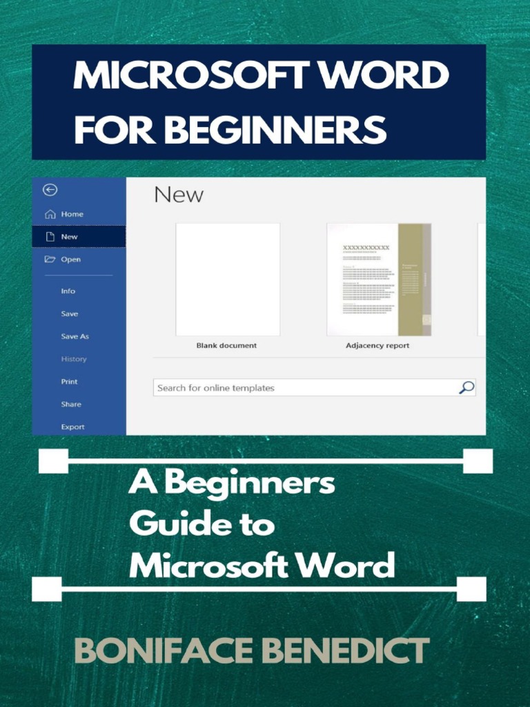 Microsoft Word For Dummies A Beginners Guide To Microsoft Word | PDF ...