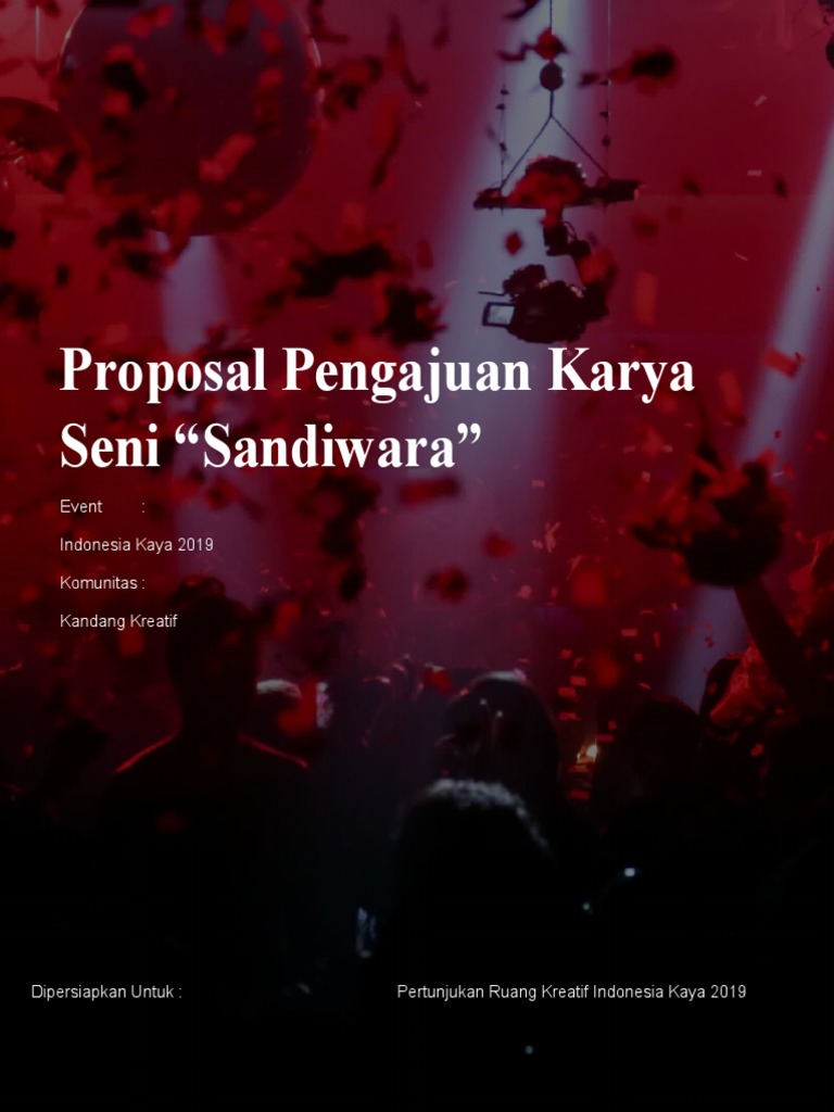 Proposal Indonesia Kaya 2 | PDF