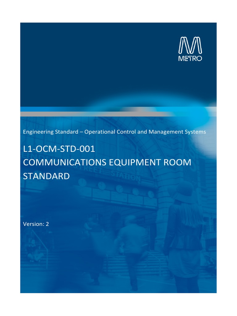 L1-OCM-STD-001 - Communications Equipment Room Standard Ver 2 | PDF ...