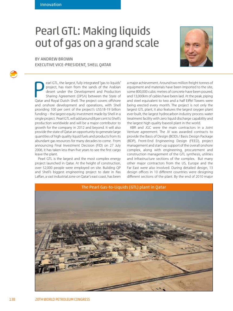 Pearl GTL | PDF | Gas To Liquids | Materials