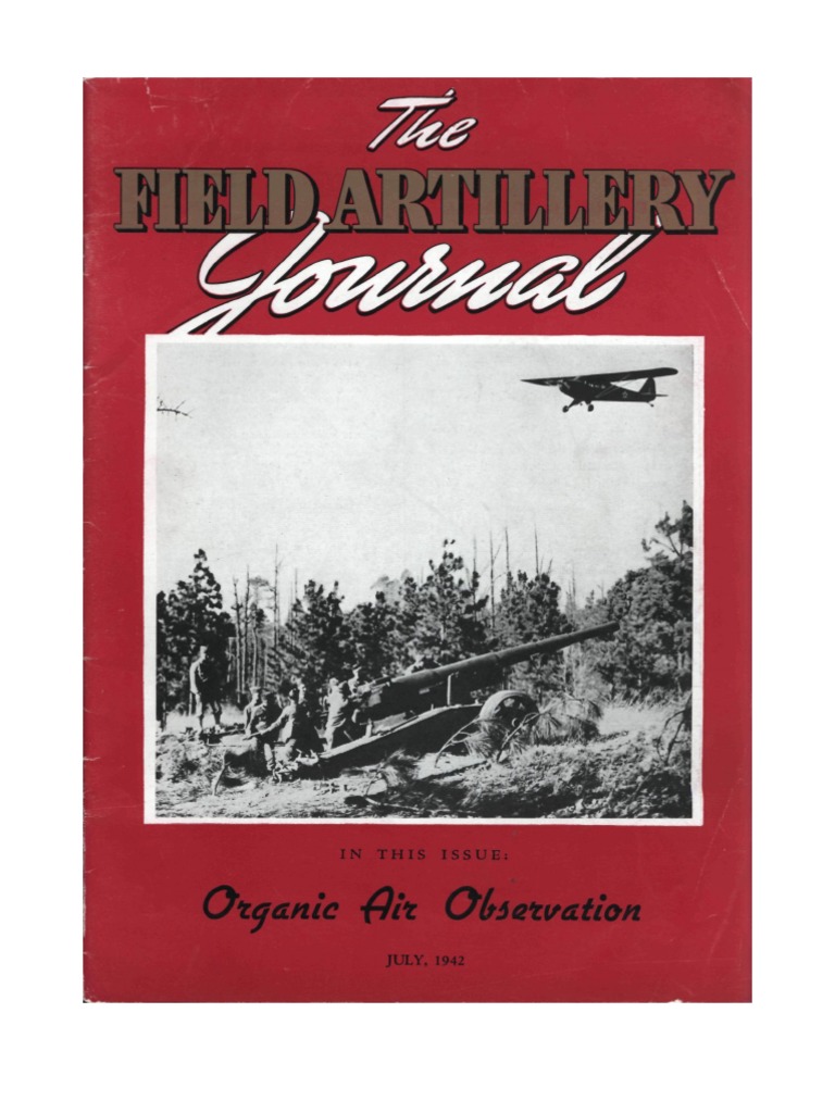 Field Artillery Journal - Jul 1942 | PDF | Artillery | Infantry