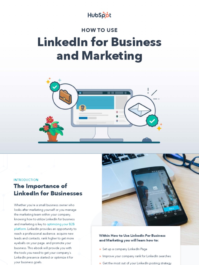Linkedin For Business and Marketing: How To Use | PDF | Search Engine ...