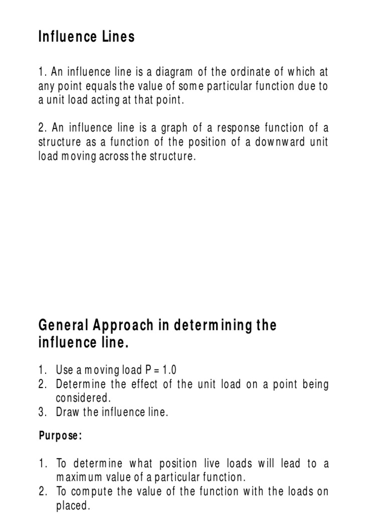 Influence Lines & Cables | PDF | Structural Engineering | Civil Engineering