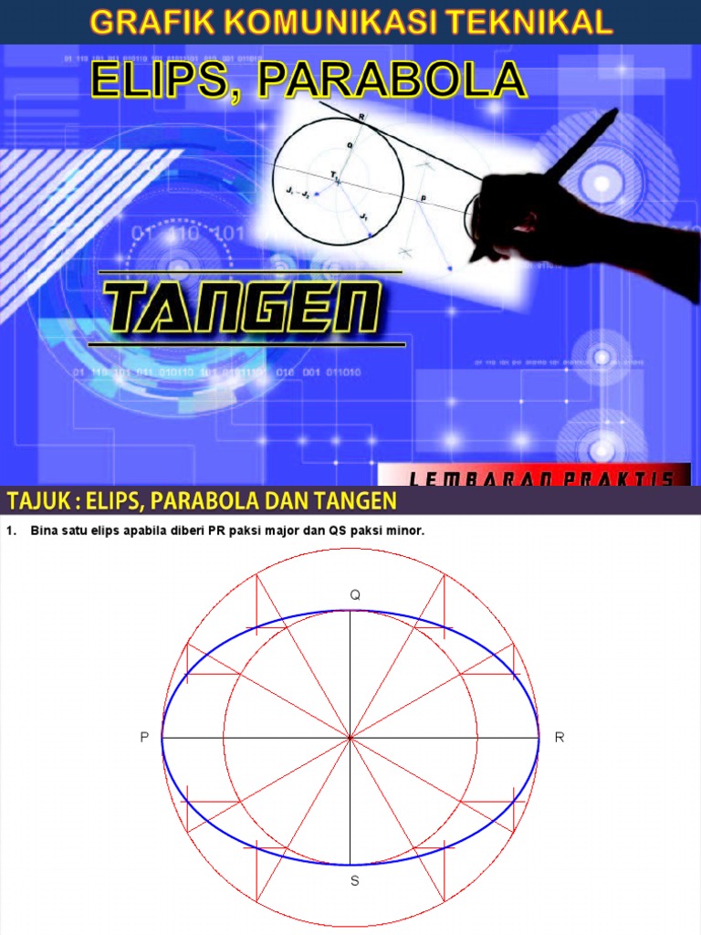 Elips, Parabola Dan Tangen | PDF