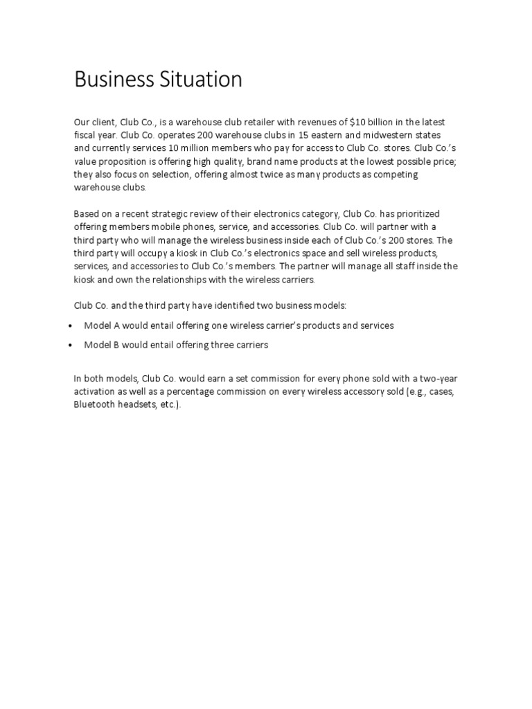 Retail Business Case | PDF | Business | Computers