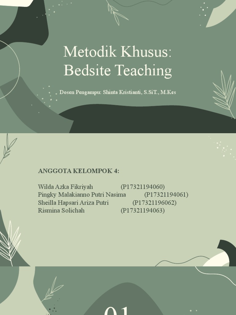 Pengertian dan Prinsip Bedside Teaching | PDF