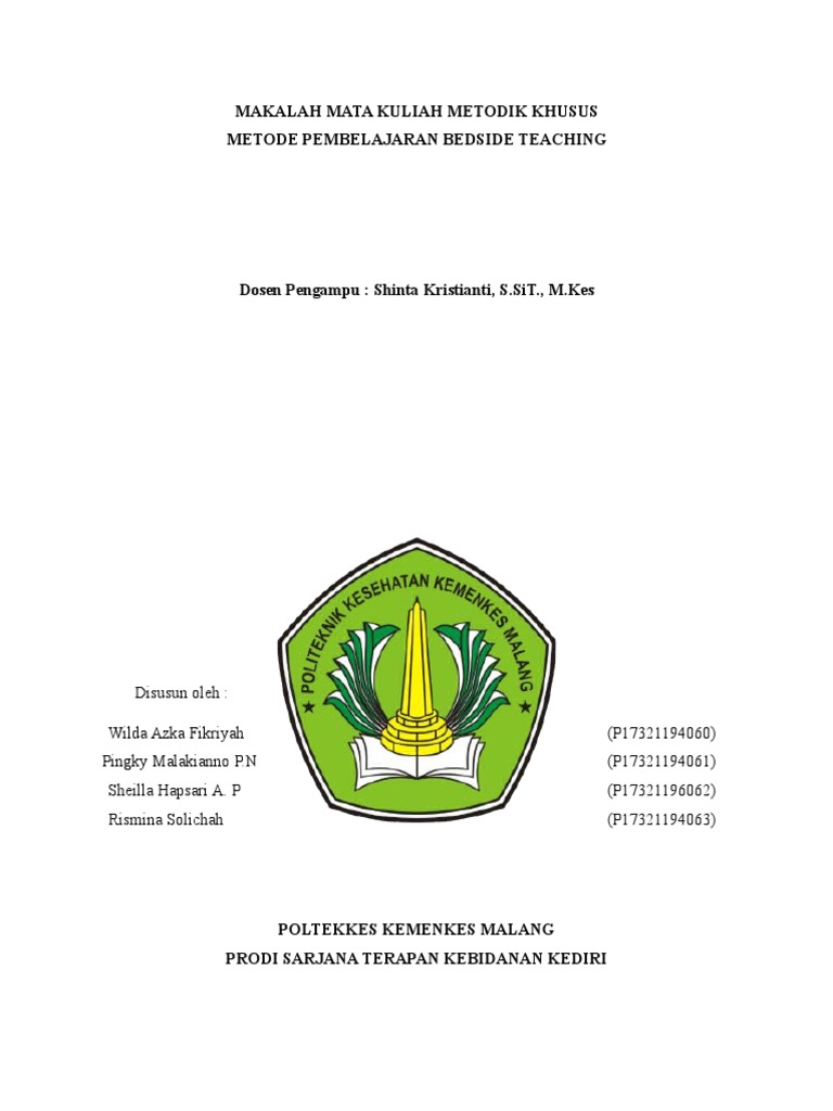 Metode Pembelajaran Bedside Teaching | PDF
