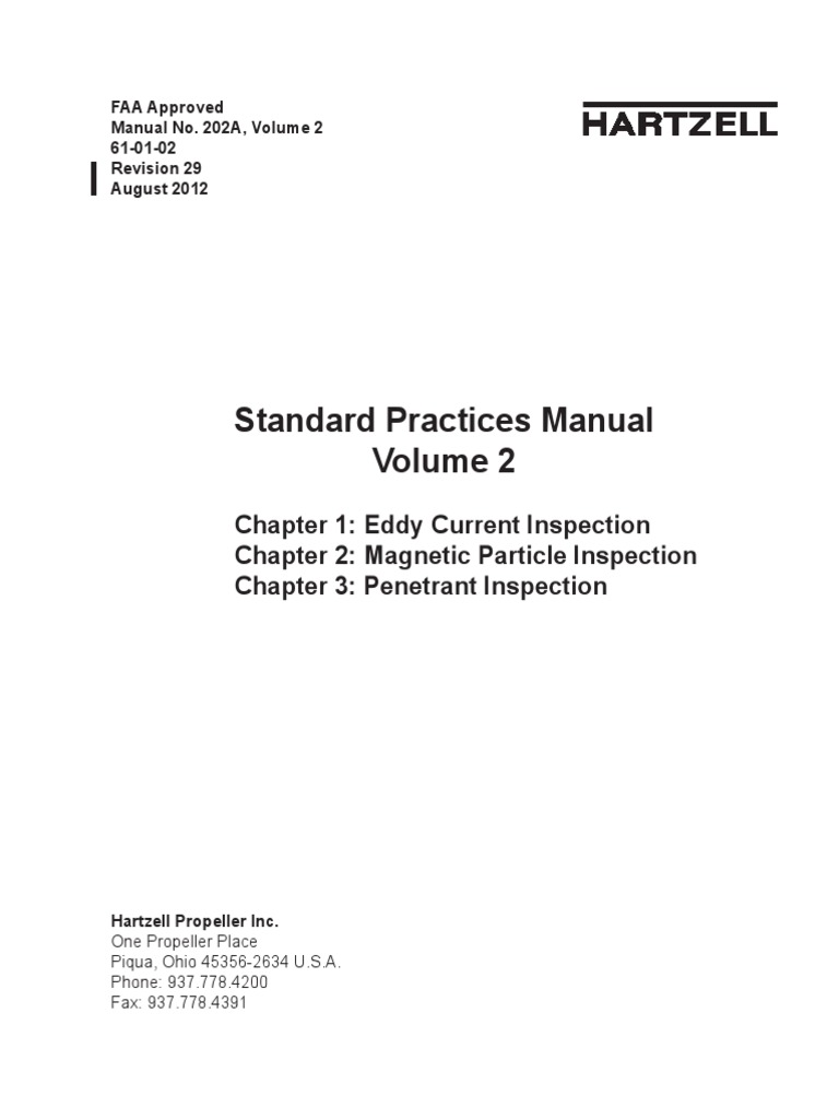 Standard Practices Manual | Download Free PDF | Wear | Mechanical ...