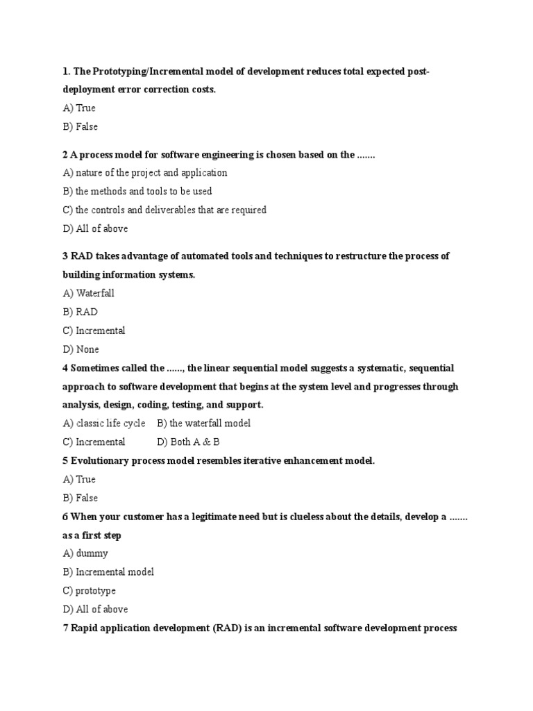 Software Development Models Explained | PDF | Software Testing ...