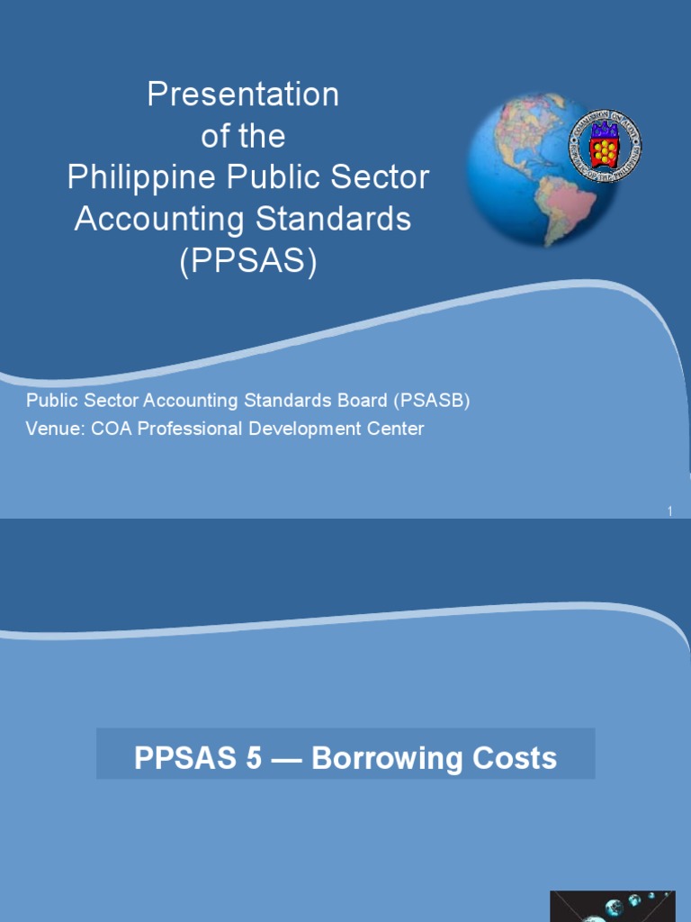 Presentation of The Philippine Public Sector Accounting Standards ...