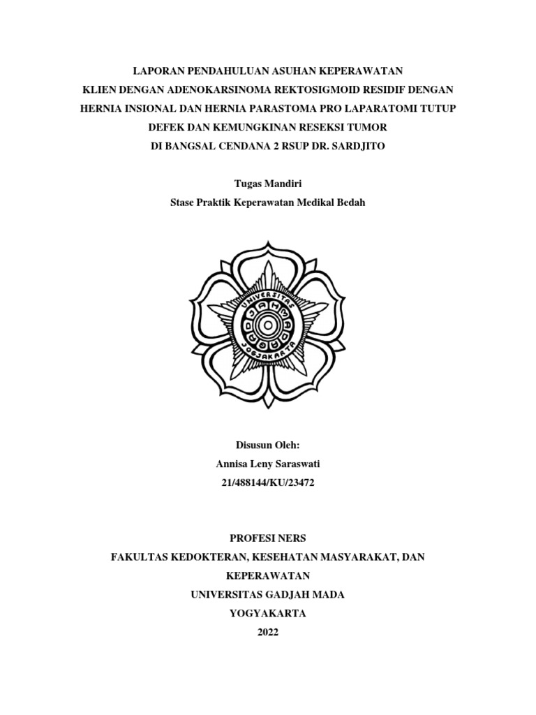 LP - Adenokarsinoma Rectosigmoid - Cendana 2 - Annisa Leny | PDF