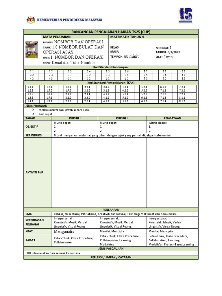 RPH Cup-Mt T4 (Tapak) | PDF