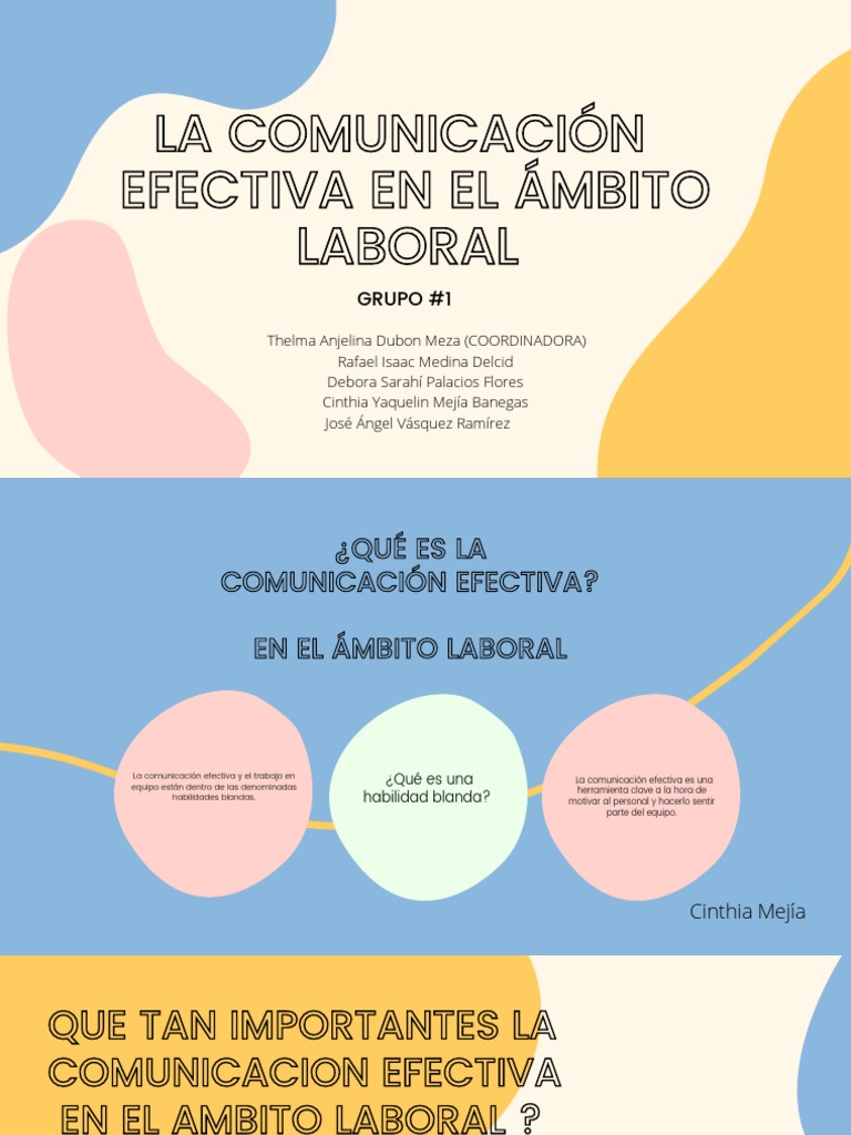 La Comunicación Efectiva en El Ámbito Laboral | Download Free PDF ...