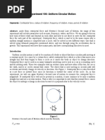 205 A11 Lab Report | PDF | Rotation Around A Fixed Axis | Gyroscope