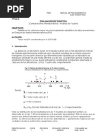 Tabla de valores críticos del test de Dixon | PDF