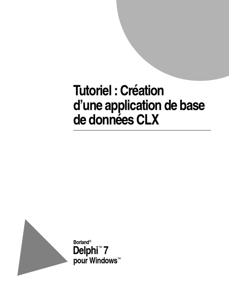 Phi - Delphi 7 - Database | PDF | Bases de données | Interface graphique