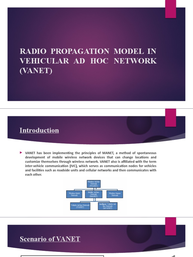Radio Propagation Model in Vehicular Ad Hoc Network (Vanet) | PDF ...