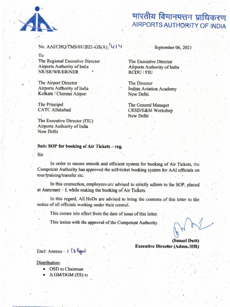 SOP Travel Booking | PDF