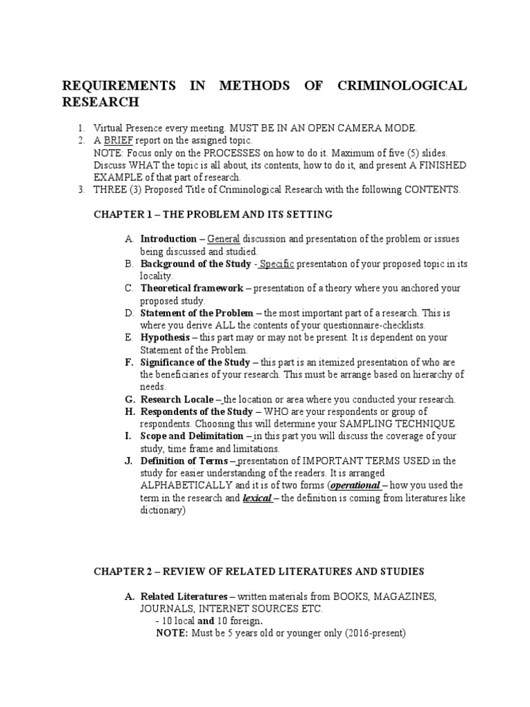 Criminological Research Methodology Guide | PDF | Statistics | Thesis