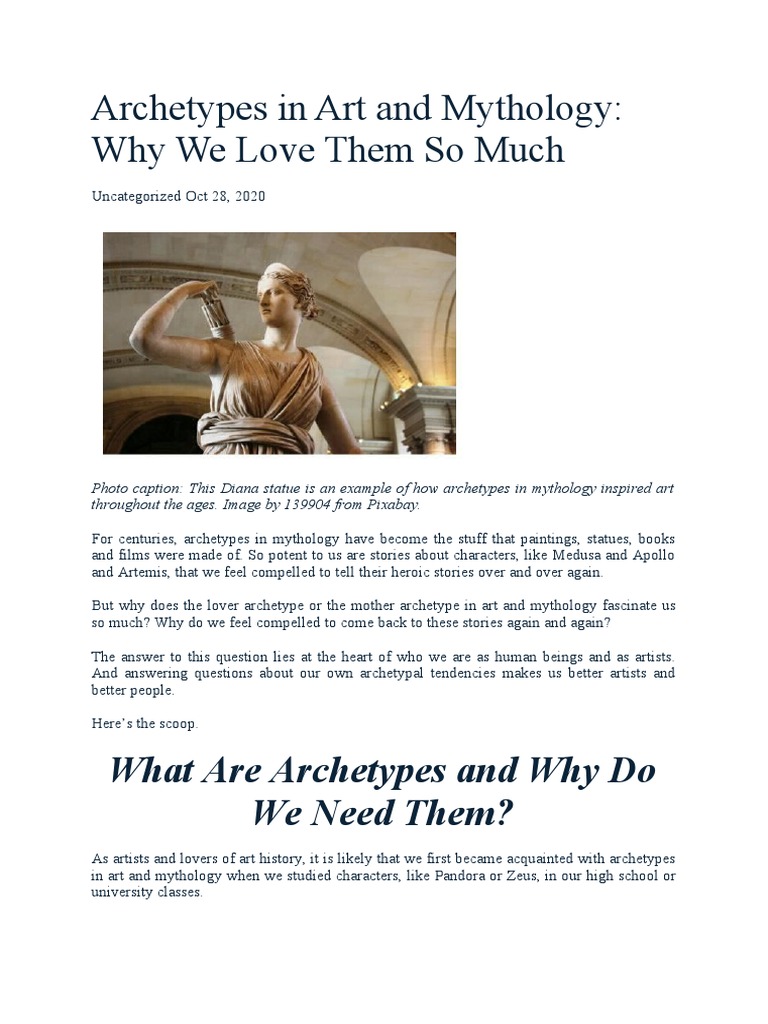 Archetypes in Art and Mythology | PDF | Greek Mythology | Archetype
