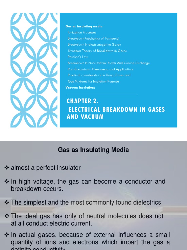 KE47503 HIGH VOLTAGE CHAPTER 2 - BD of Gasses and Vacuum (Autosaved) | Download Free PDF ...