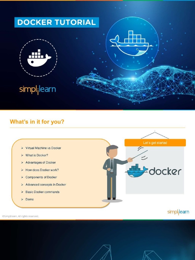 Docker Tutorial For Beginners What Is Docker and How It Works Docker Tutorial Simplilearn | PDF