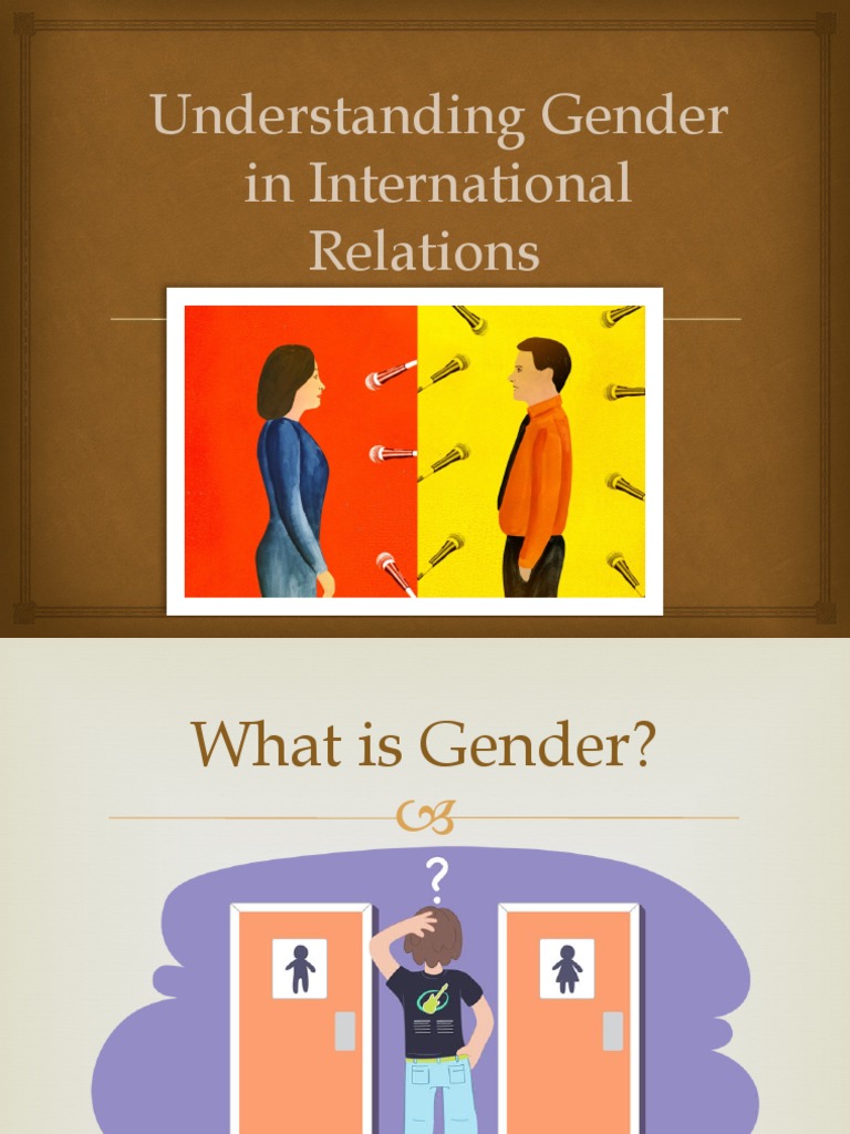 Understanding Gender in International Relations | PDF | International ...
