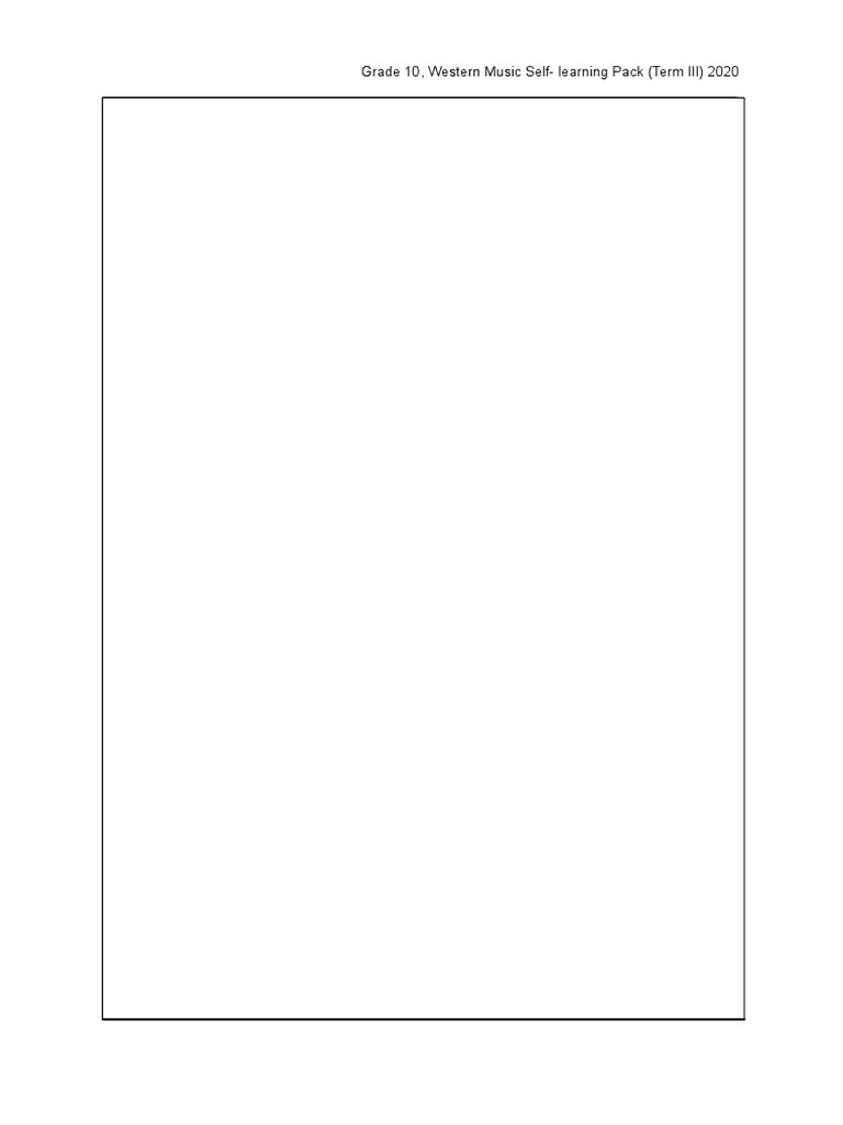 Grade 10 Western Music Learning Pack | PDF | Drum Kit | Brass Instruments