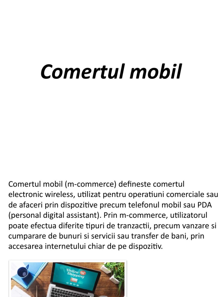 Comertul Mobil | PDF