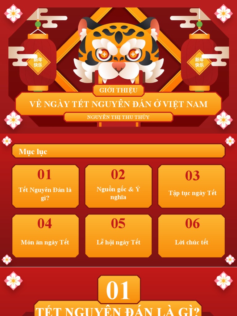 Chinese's Lunar New Year Presentation (Vietnamese Version) | PDF