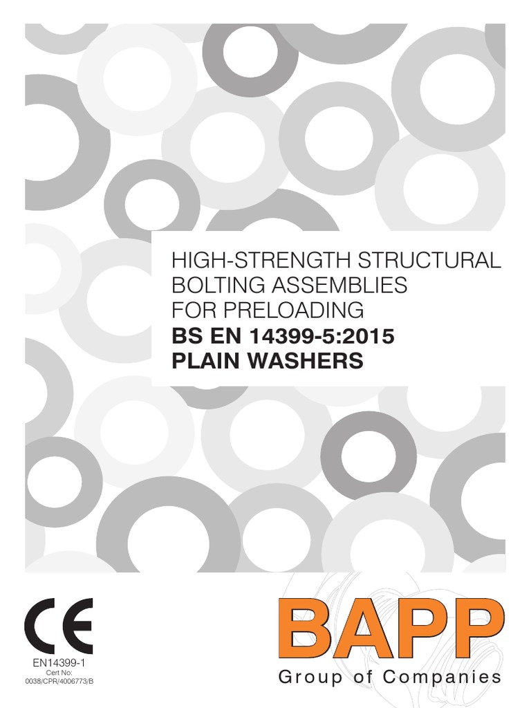 High-Strength Structural Bolting Assemblies For Preloading: BS EN 14399 ...