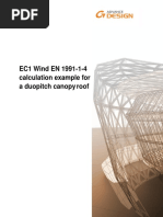 Calculation of Wind Loads On Monopitch Canopies - Eurocode 1 | PDF ...