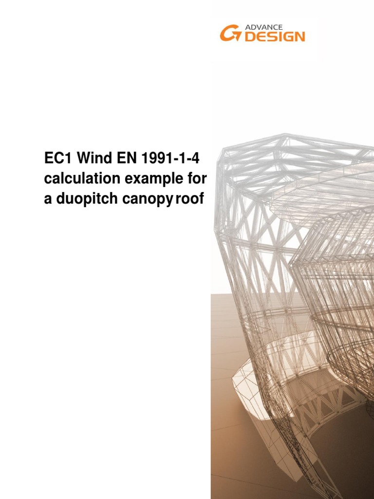 EC1 Wind en 1991-1-4 Calculation Example For A Duopitch Canopy Roof ...