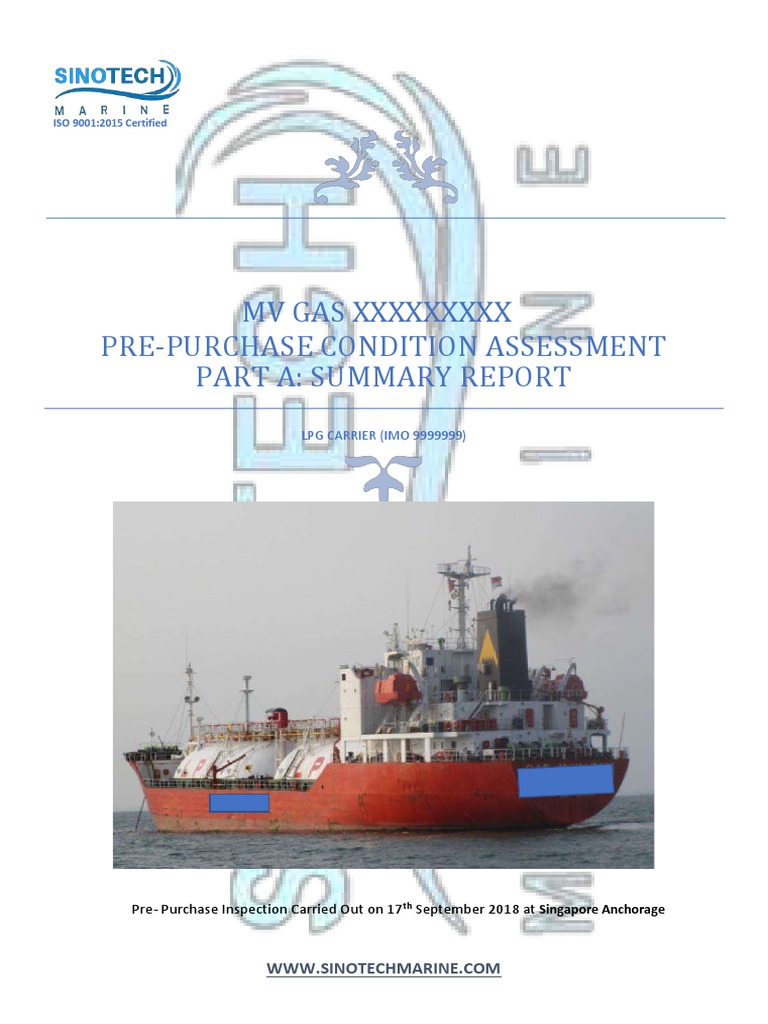 Part A Report Gas LPG Sample - Compressed 1 | PDF | Ships | Engines
