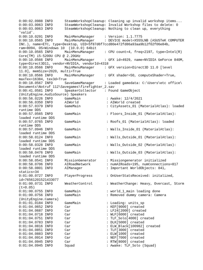 Game Log | PDF | Computer Science | Software