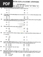 ECAT Test Sample Test Papers - New | PDF | Oscillation | Macromolecules
