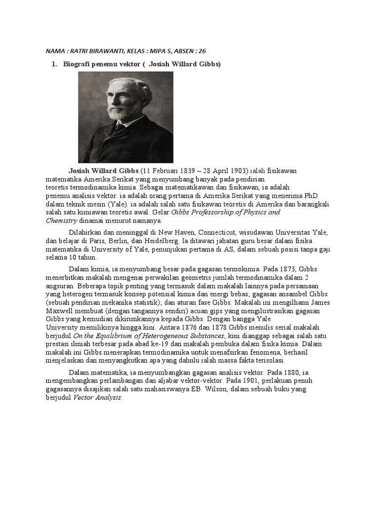 Biografi Penemu Vektor | PDF